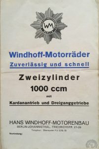 Windhoff (2): du piston-pompe au flat twin | Le Blog Moto Collection